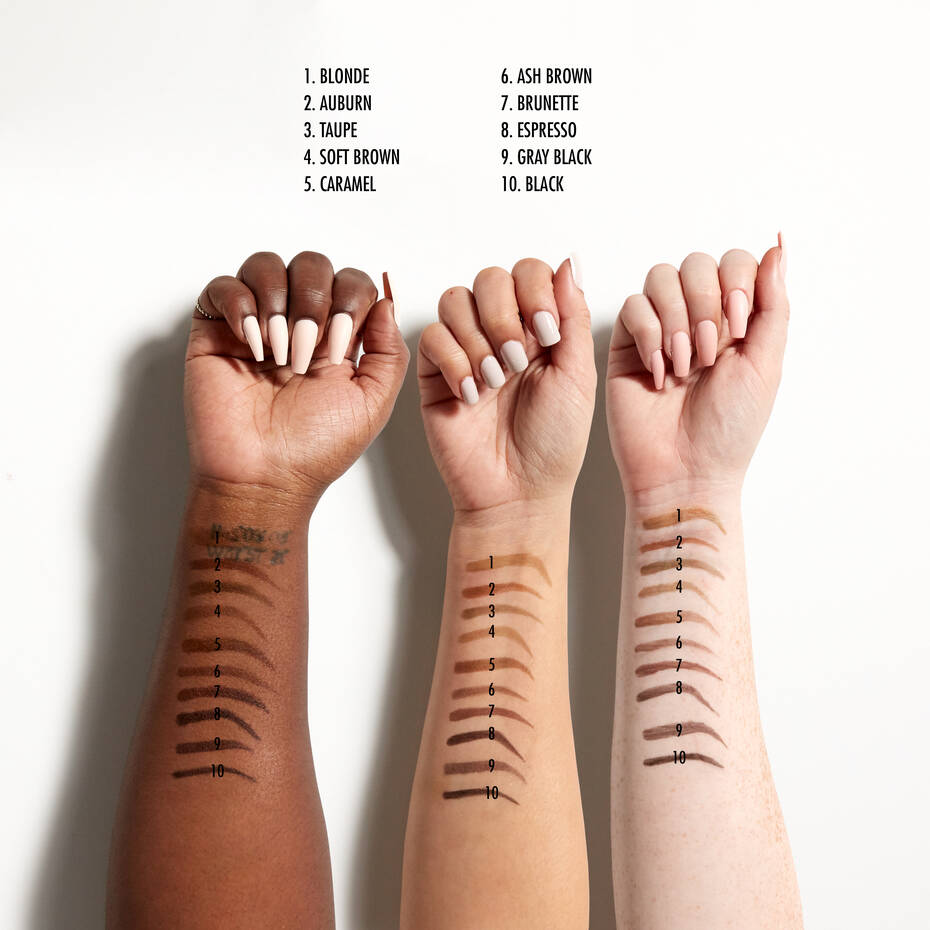 Nyx Lift And Snatch Brow Pen Swatches
