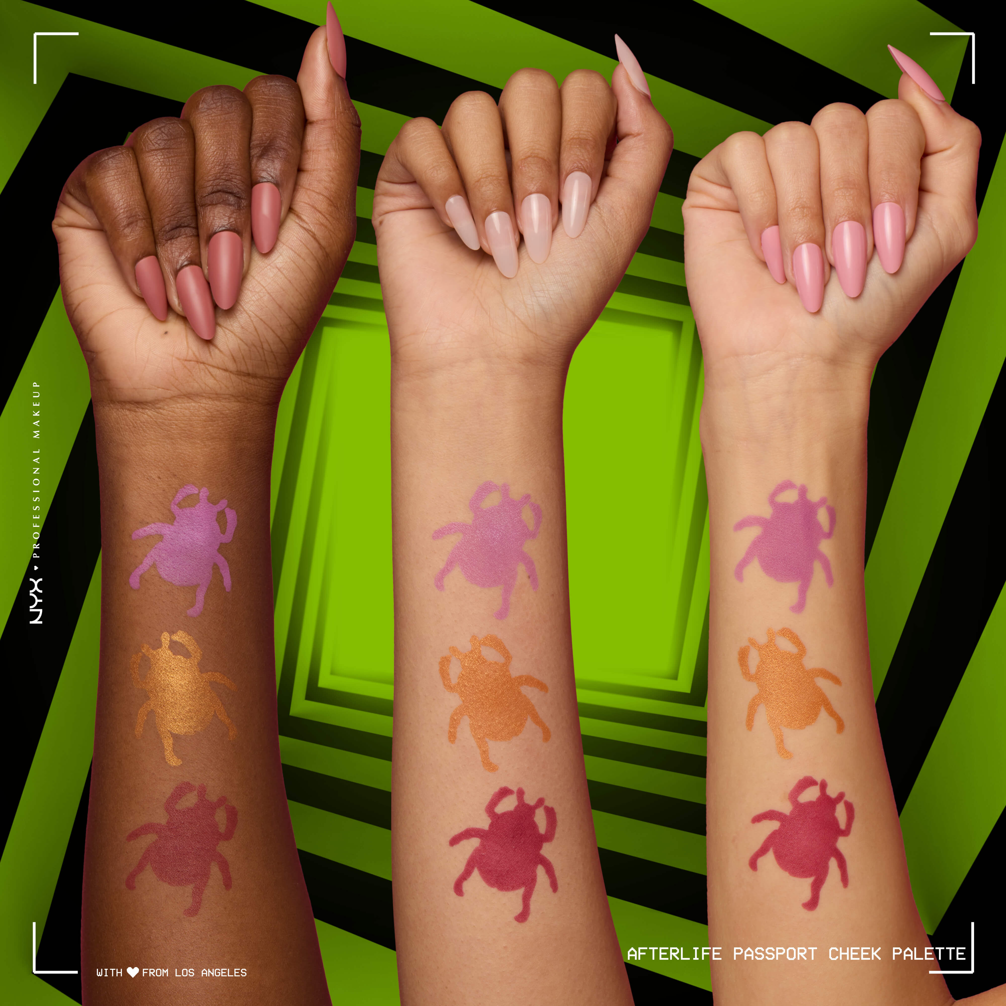 BEETLEJUICE AFTERLIFE PASSPORT CHEEK PALETTE - NYX PROFESSIONAL MAKEUP